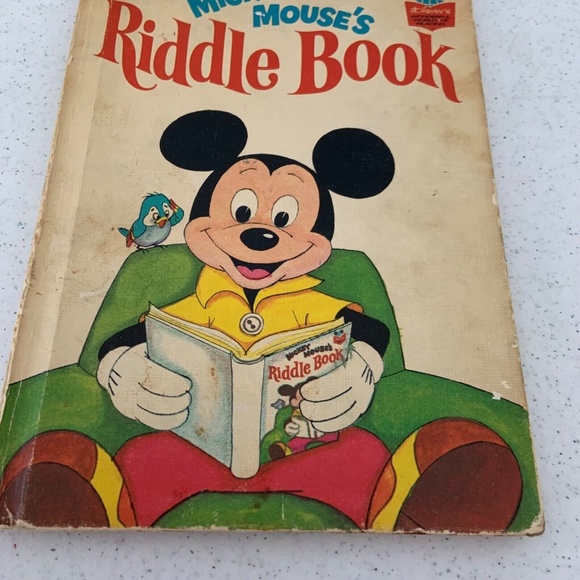 Disney | Accents | Vintage 95s Mickey Mouses Riddle Retro Nostalgic ...